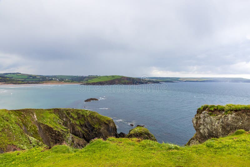 A View from Burgh Island Off the Devon Coast, on a Spring Day Stock ...