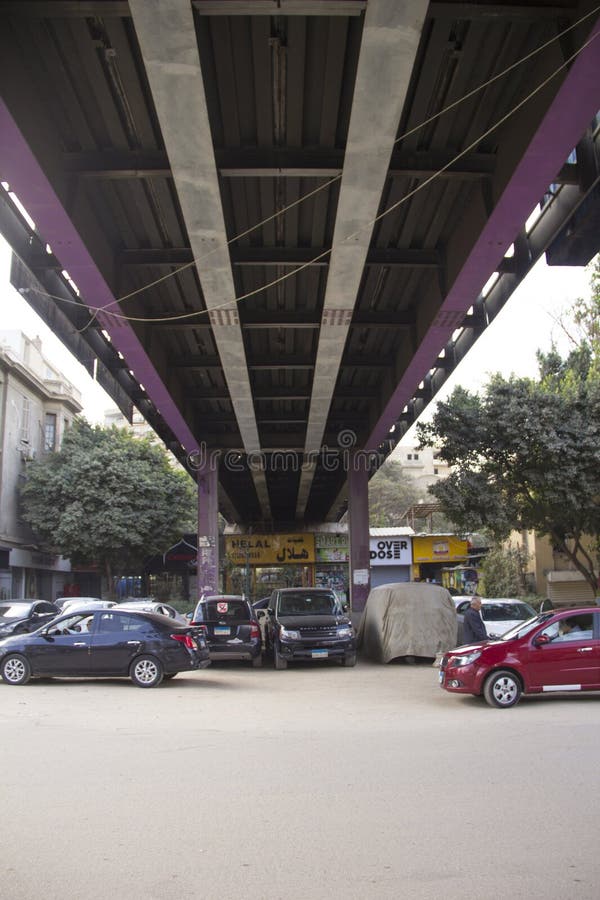 View of a Busy Street in the Maadi District of Downtown Cairo in Cairo ...