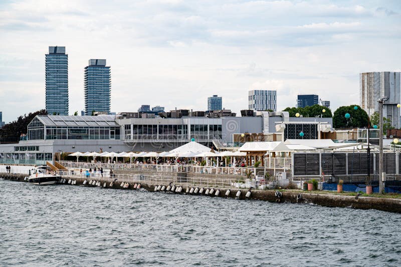 View of Cabana Pool Bar in Toronto. Editorial Stock Photo - Image of ...