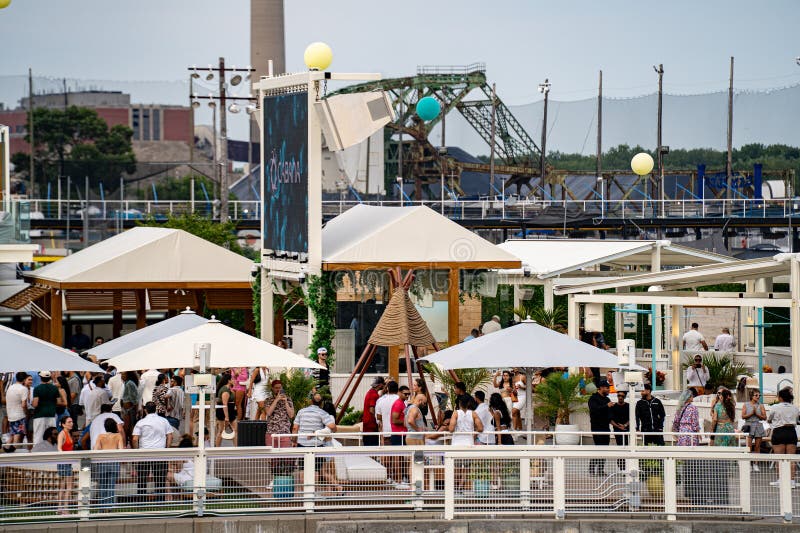 View of Cabana Pool Bar in Toronto. Editorial Photography - Image of ...