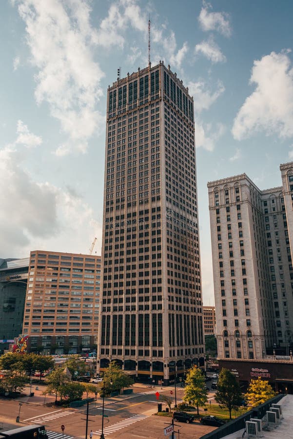 View of Cadillac Square, in Downtown Detroit, Michigan Stock Photo ...