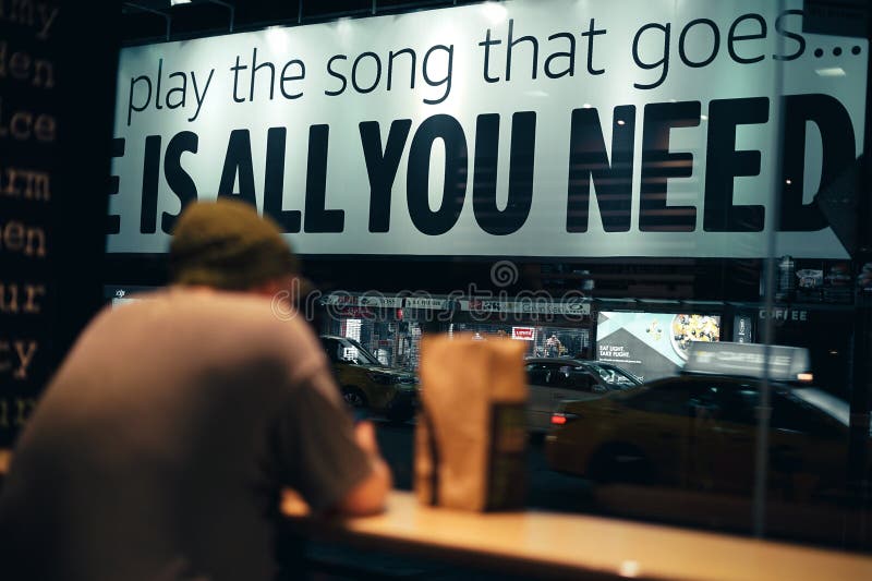 View through the Cafe Window Editorial Photography - Image of seat ...