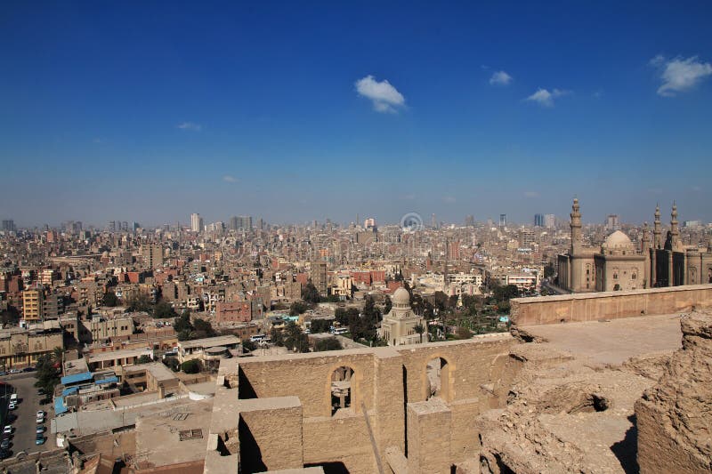 The View of Cairo Center in Egypt Stock Photo - Image of medieval ...
