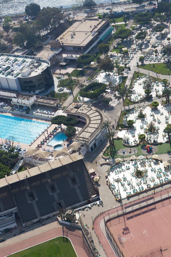 View of Cairo from Cairo Tower Stock Image - Image of night, cairo ...