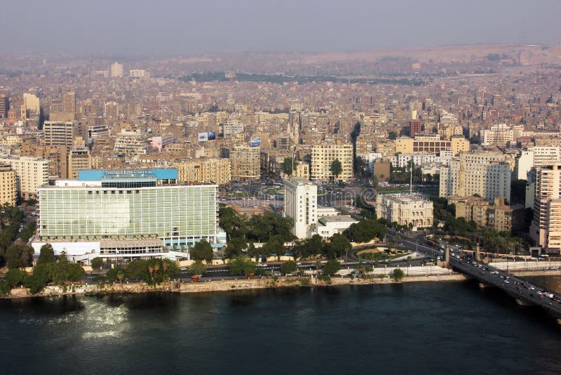 View of Egypt Cairo during Sunset Stock Image - Image of mosques, birds ...