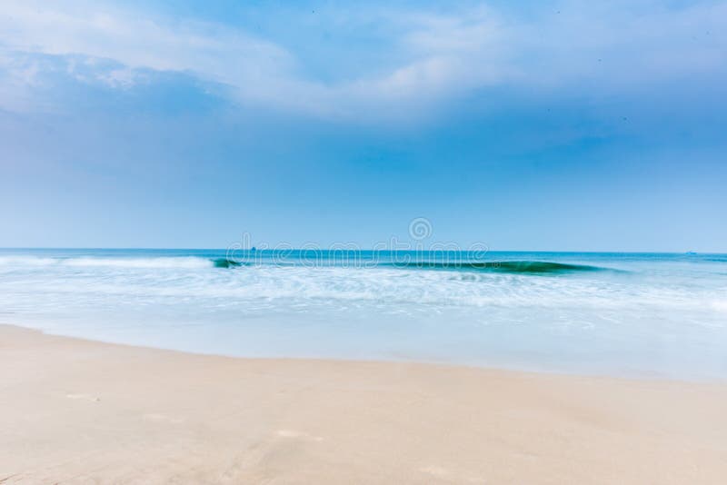 View of Calangute Beach stock image. Image of lagoon - 103422535