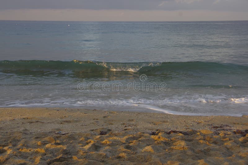 View of the Calm Sea and Waves. Stock Image - Image of parallel, nature ...