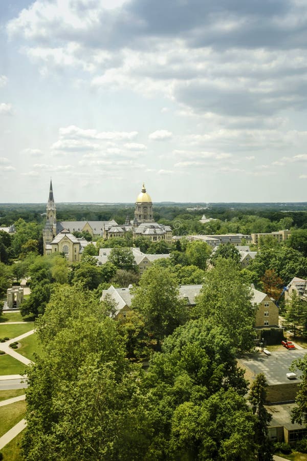 University of Notre Dame, Indiana Editorial Stock Photo - Image of ...
