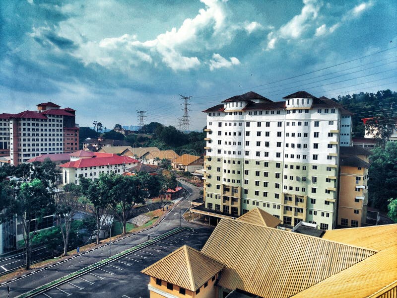Upnm stock image. Image of view, campus, upnm, evening - 200491513