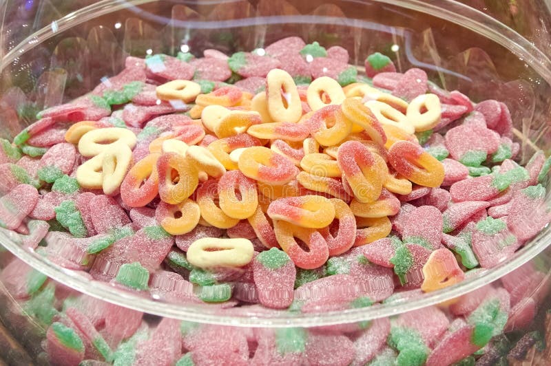 View of a Candy Stand at the Store S Counter Stock Image - Image of ...