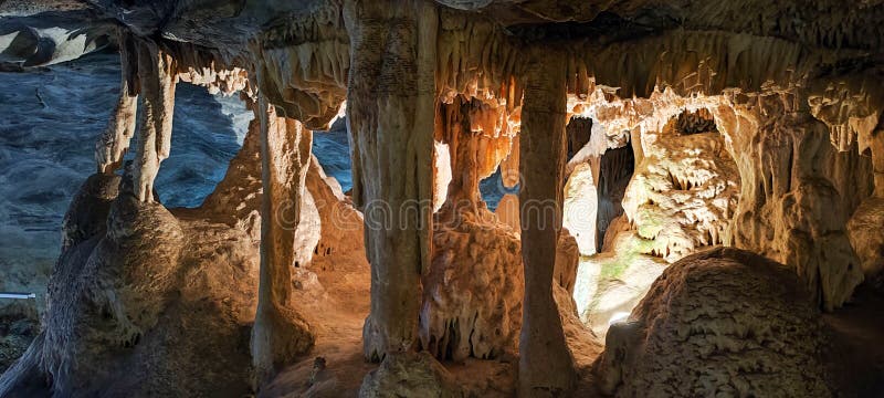 View at Cango Cave in South Africa Editorial Photography - Image of ...
