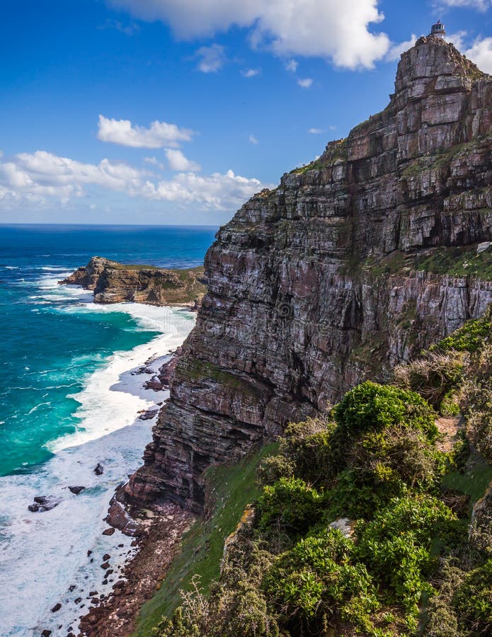 View of Cape Point stock photo. Image of background, cloud - 44505372