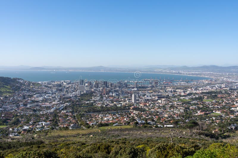 View of Cape Town, Western Cape, South Africa Stock Photo - Image of ...