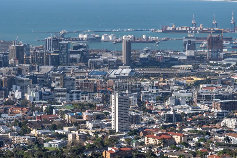 View of Cape Town, Western Cape, South Africa Editorial Stock Photo ...