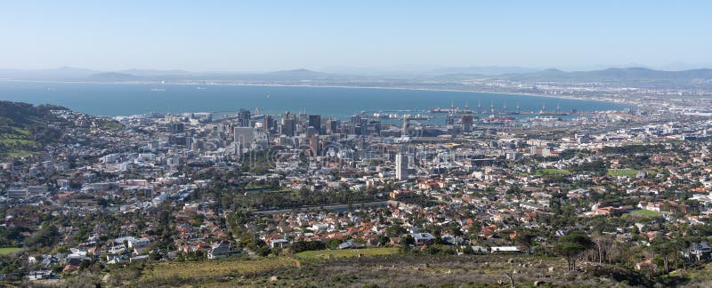 View of Cape Town, Western Cape, South Africa Stock Image - Image of ...