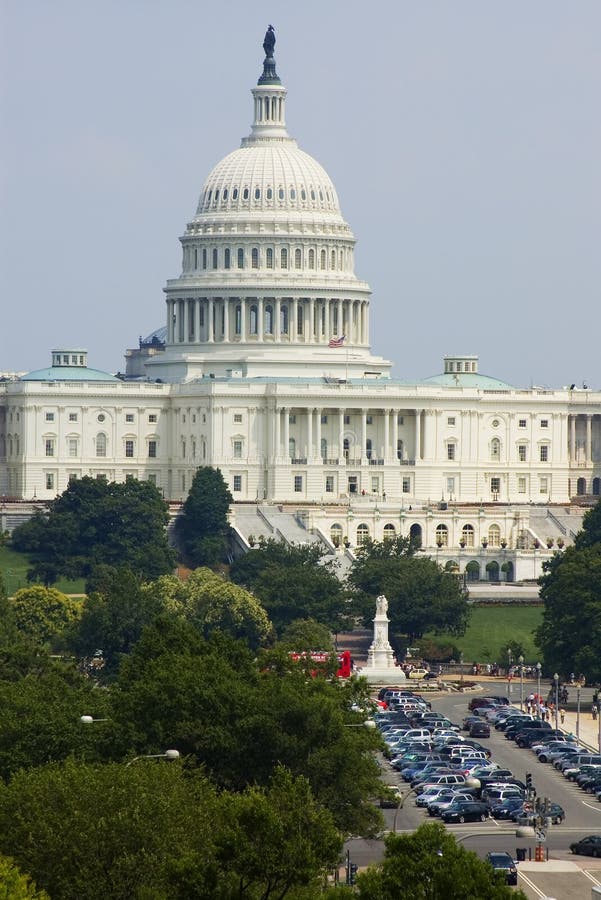 View on the Capital Building, Washington DC Stock Image - Image of ...