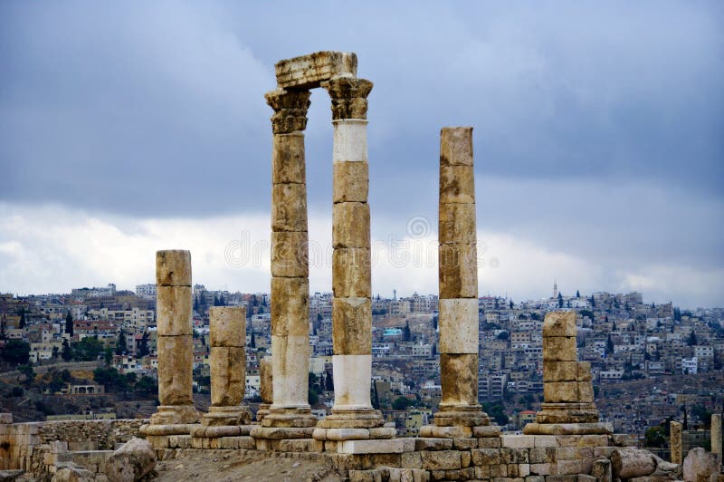 View of the Capital City Amman. Jordan Stock Image - Image of jordan ...