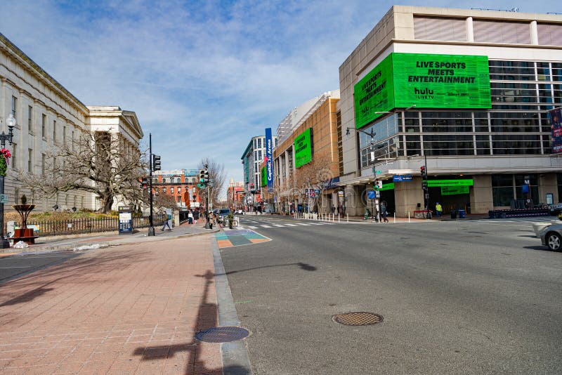View of CAPITAL ONE ARENA in Washington D.C Editorial Stock Image ...