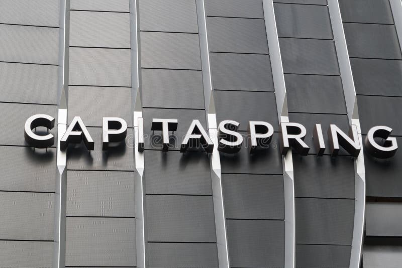 View of CapitaSpring Building in Downtown of Singapore Editorial Image ...