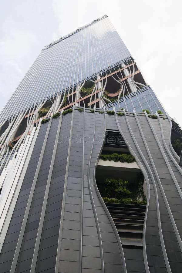 View of CapitaSpring Building in Downtown of Singapore Editorial Image ...