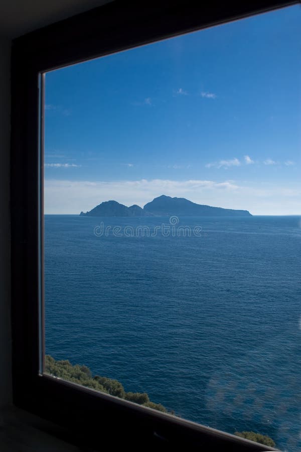 View from Capri. stock photo. Image of views, ocean, destination - 24101570