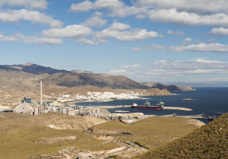 View of Carboneras stock photo. Image of power, almeria - 16763462