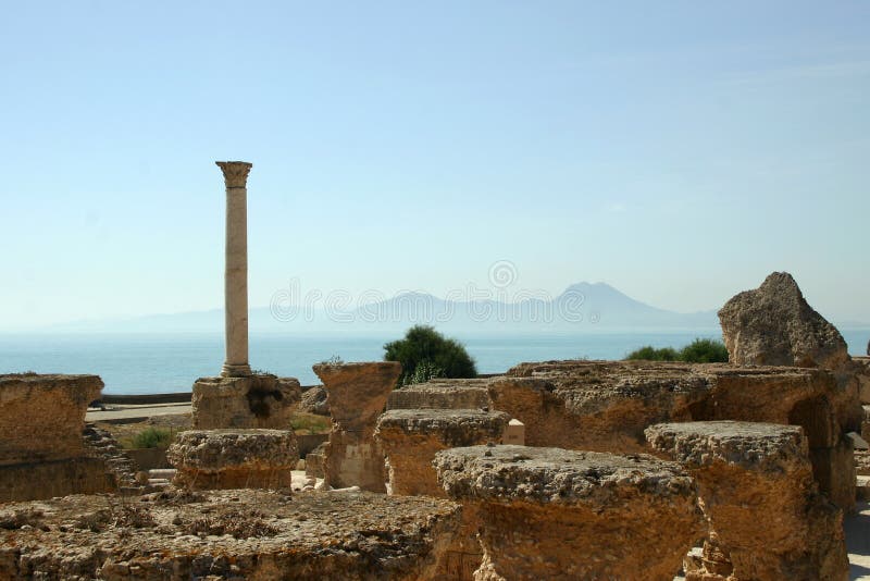 Carthage stock image. Image of bath, blue, tunisia, water - 1788283
