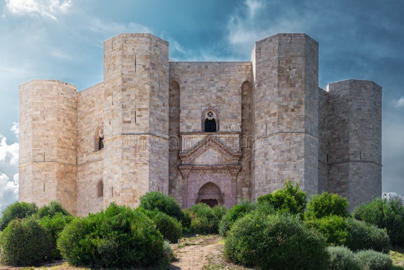 View of Castel Del Monte, Southern Italy Stock Photo - Image of ...