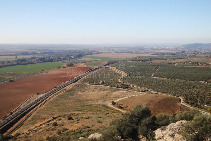 The View from the Castle Almodovar Del Rio, Spain Stock Photo - Image ...