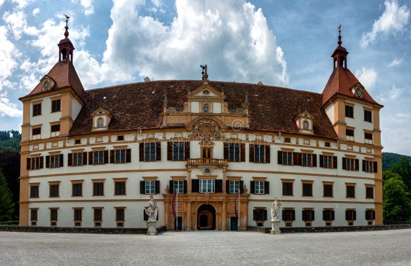 View of Castle Eggenberg in Graz, Austria Stock Image - Image of ...