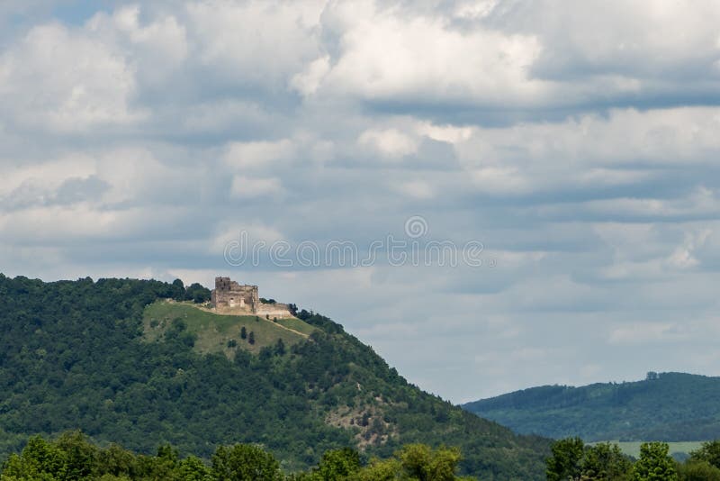 View from the castle Sebes stock photo. Image of south - 121026758