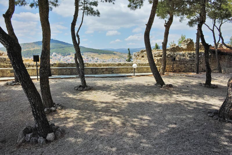 View of Castle of Lamia City, Central Greece Stock Image - Image of ...