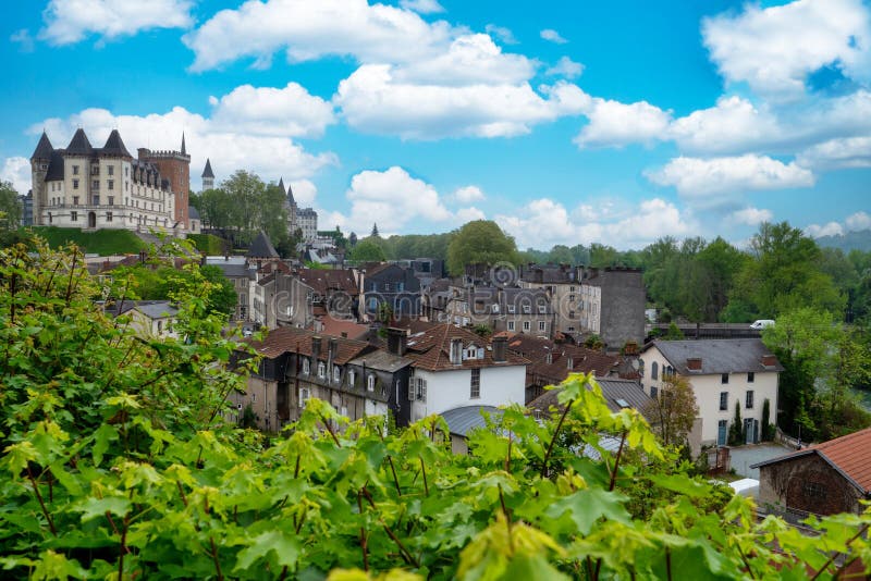 View of the Castle of Pau in France Stock Photo - Image of building ...
