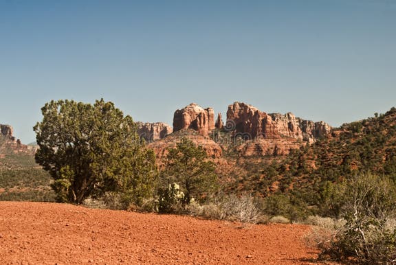 View of Castle Rock stock photo. Image of country, rock - 14493598