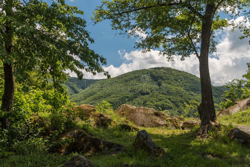 View from the castle Sebes stock photo. Image of south - 121026758