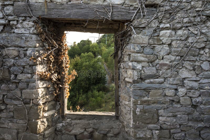 View from a Castle Window stock image. Image of blue - 105161643
