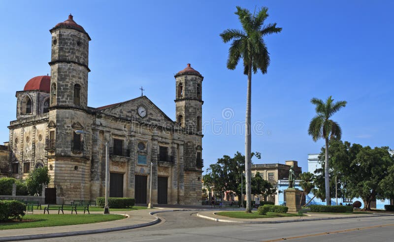 A View of Cathedral in Cardenas, Cuban Landmark Stock Image - Image of ...