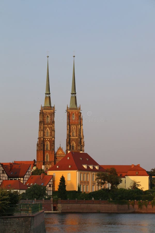 The Cathedral Island, Wroclaw, Lower Silesia, Poland Stock Photo ...