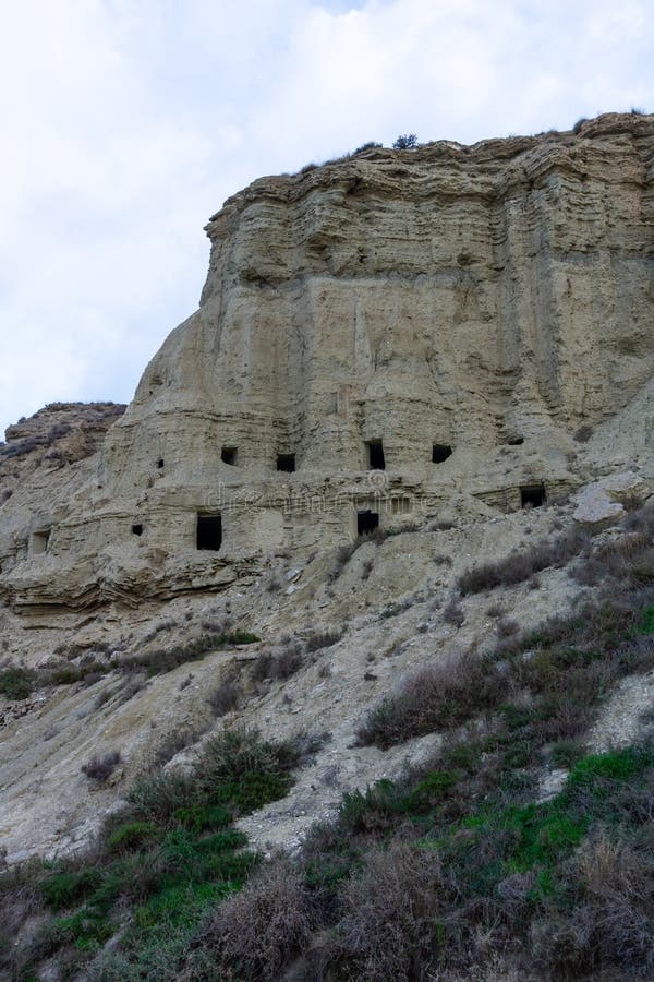 The Caves of Arguedas, Spain Stock Image - Image of geological, europe ...