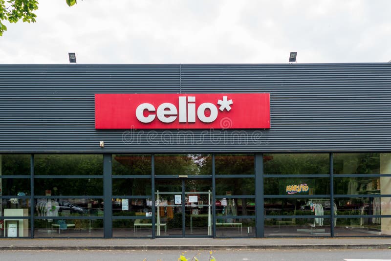 View of CELIO Brand on Front of French Store Editorial Stock Image ...