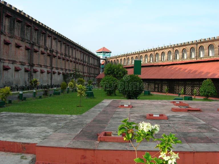 View by the Cellular Jail Premises (india) Stock Image - Image of ...