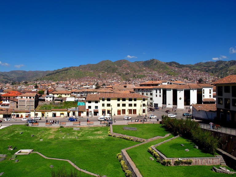 The View of Center of Cusco, Peru Stock Photo - Image of america ...