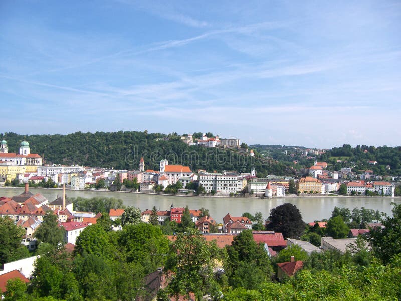 View of the Center of Passau Stock Photo - Image of view, landmark ...