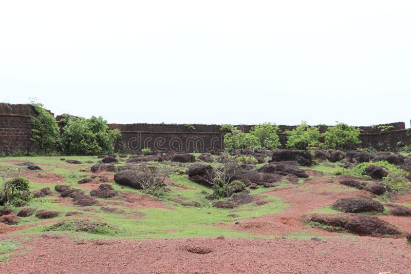 View of Chapora Fort from and Angle, Clicked in Goa in India Stock ...