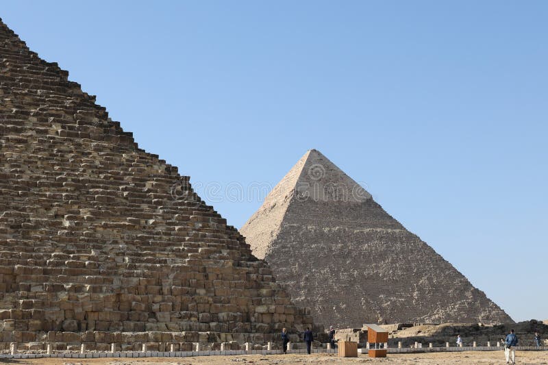 View Chefren Pyramid Second Largest Ancient Egyptian Pyramids Giza ...