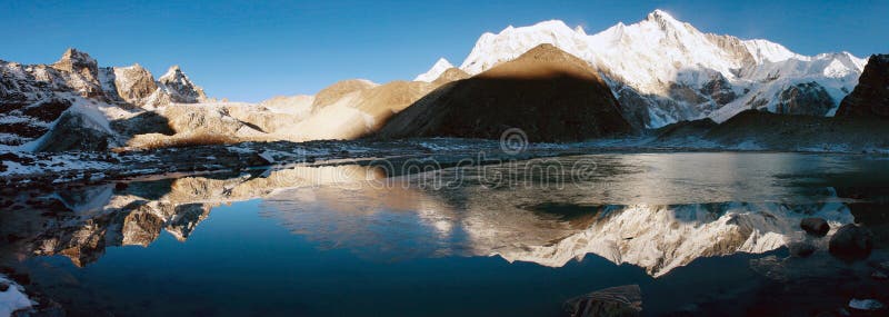 View of cho oyu stock photo. Image of country, national - 22305894