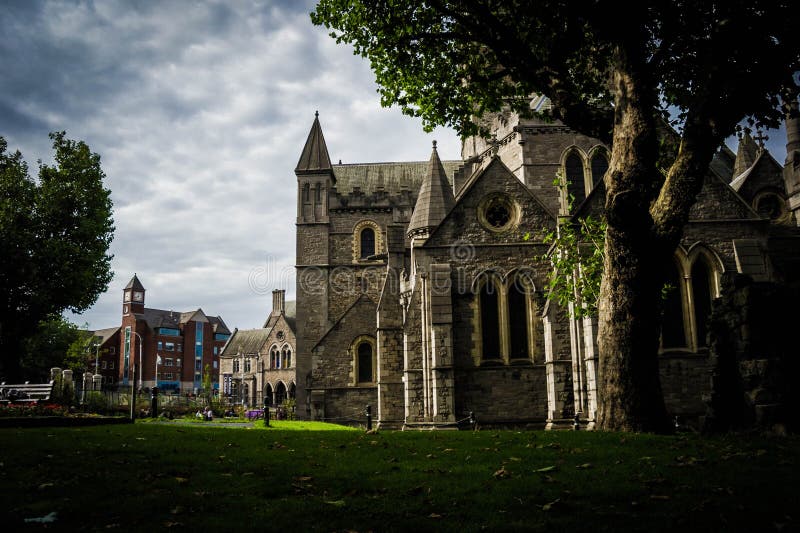 View of Christ Church in Dublin Editorial Photography - Image of church ...