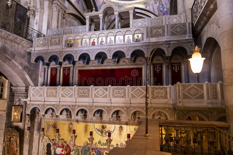 View of Church of the Holy Sepulcher Jerusalem. Editorial Stock Photo ...