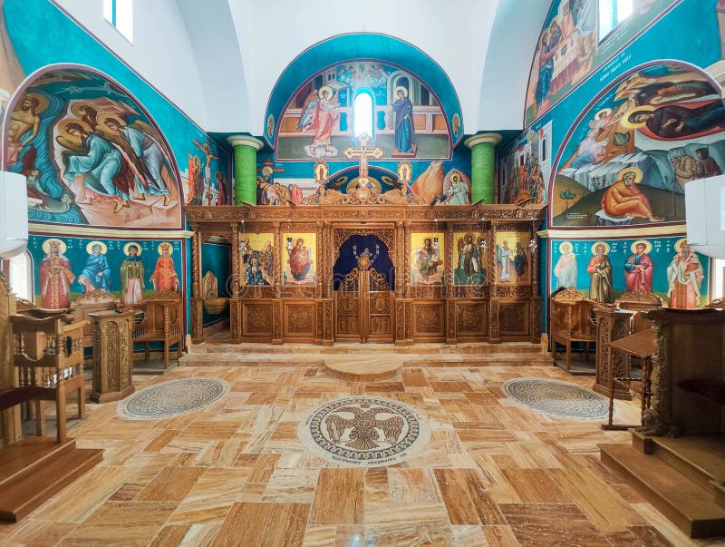 The Church of St. John the Baptist on Jordan Editorial Stock Photo ...