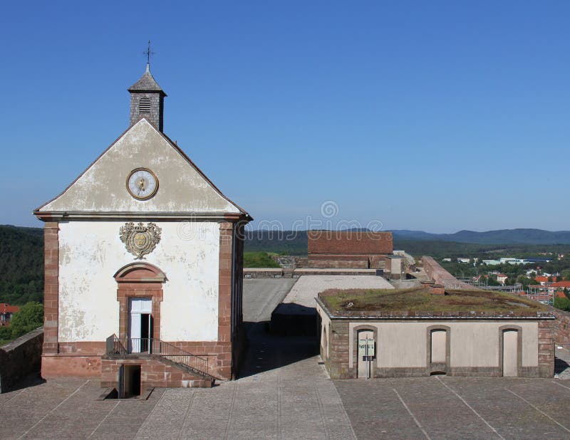 View of the Citadelle De Bitche Stock Image - Image of french ...